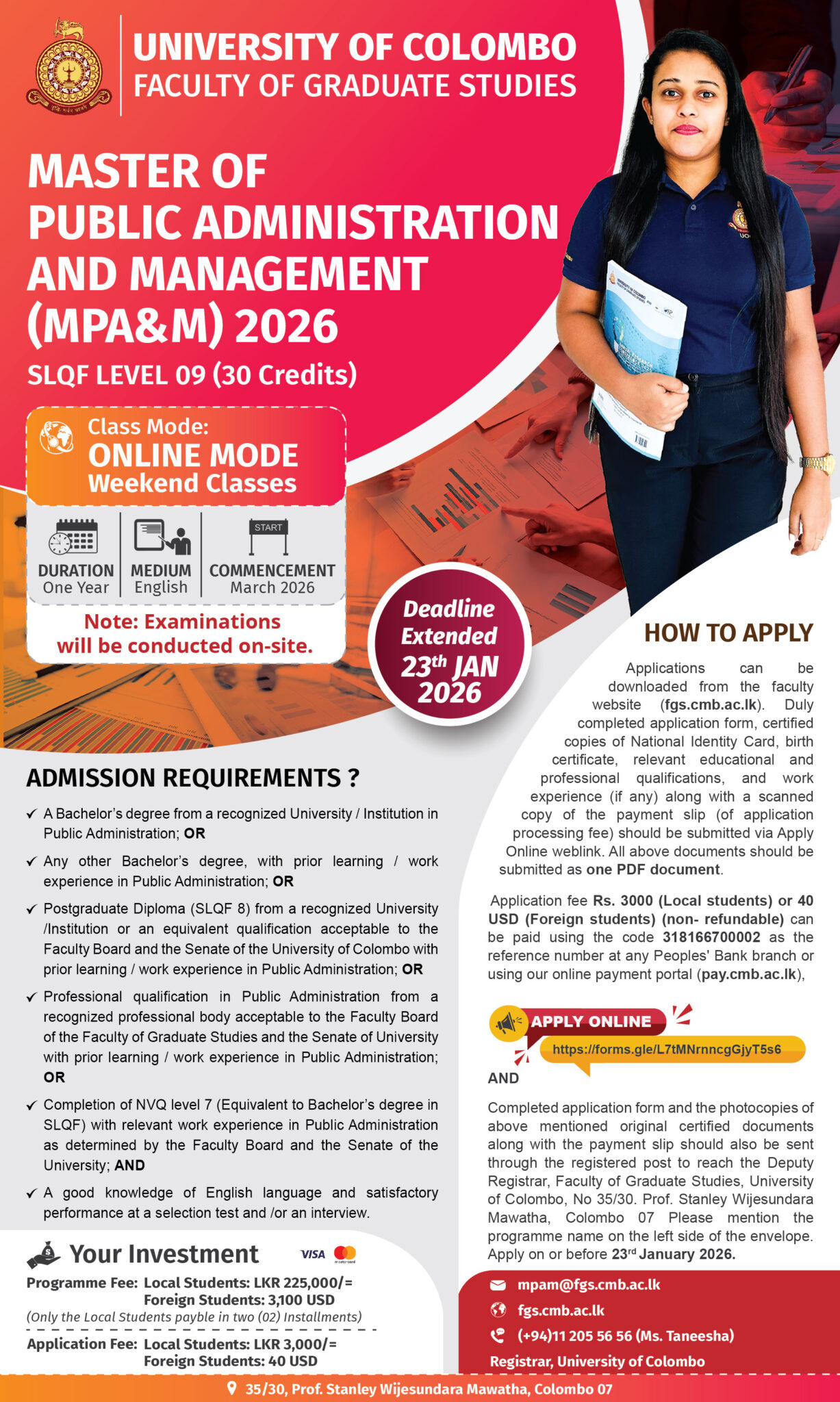 Master of Public Administration and Management – MPA&M – 2026 (Online ...