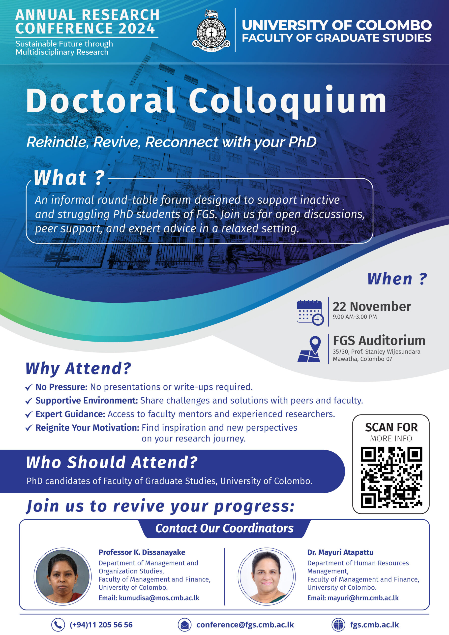 Annual Research Conference 2024 | Faculty of Graduate Studies