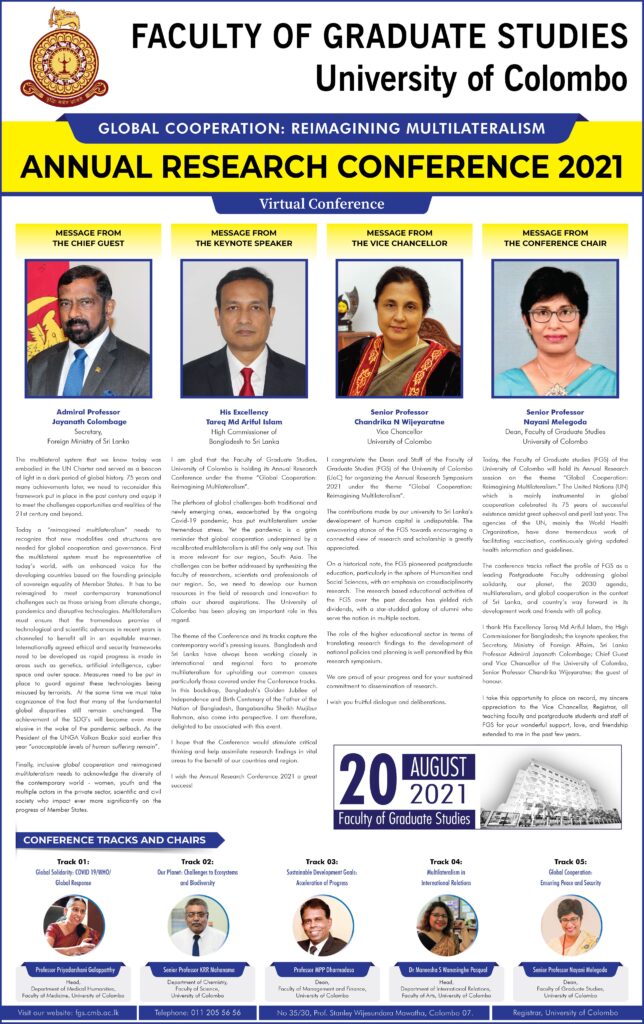 Annual Research Conference 2021 | Faculty of Graduate Studies